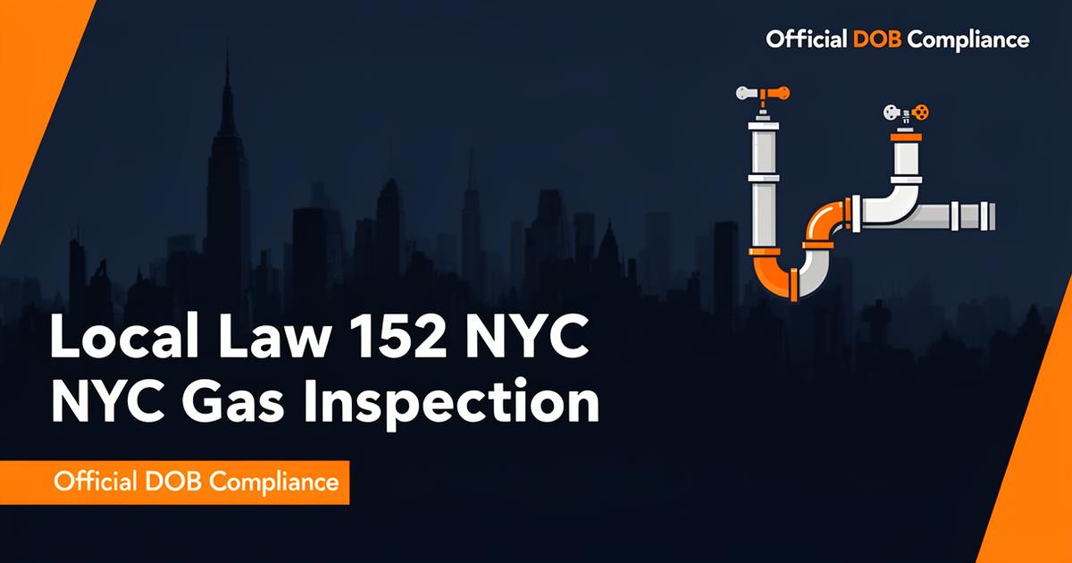 Local Law 152 NYC – Gas Inspection Requirements & DOB Compliance
